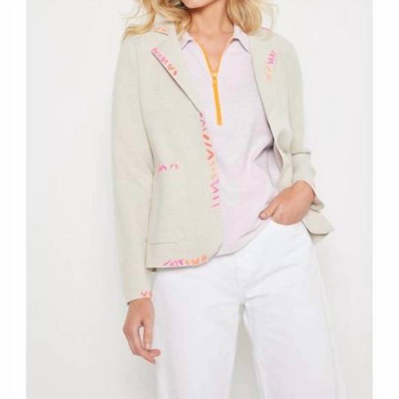 Lisa Todd | Jackets & Coats | New Lisa Todd Stitchen Blazer In Almond ...